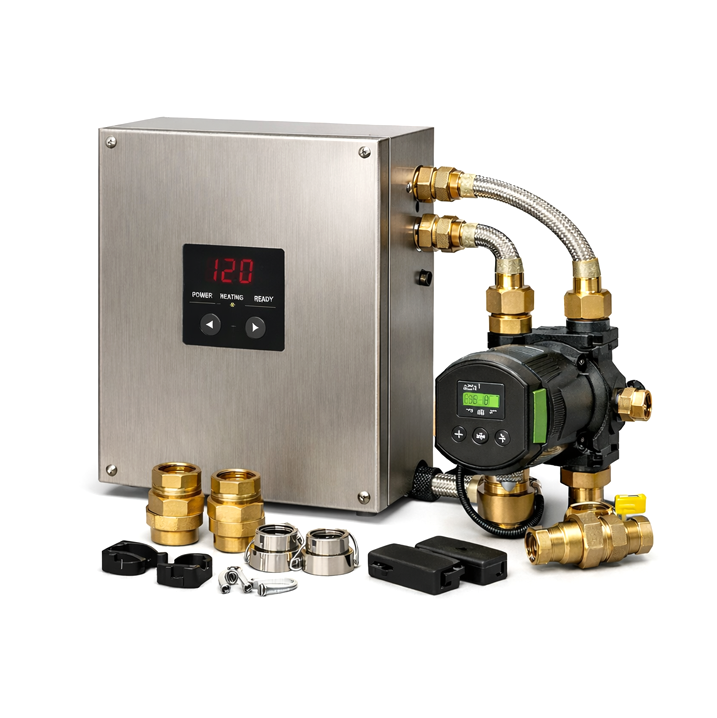 HX 12kW 208V 1-Phase Tankless Heater & Pump Kit for TITAN X Series ...