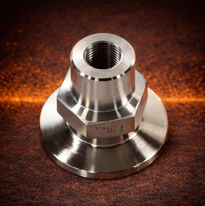 Vacuum Parts | Adapter KF25/NW25 | Flange Stub | Xtractor Depot