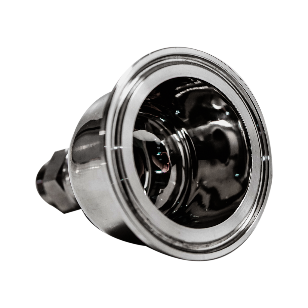 2" Hemispherical End Cap with 1/2" Compression | Xtractor Depot