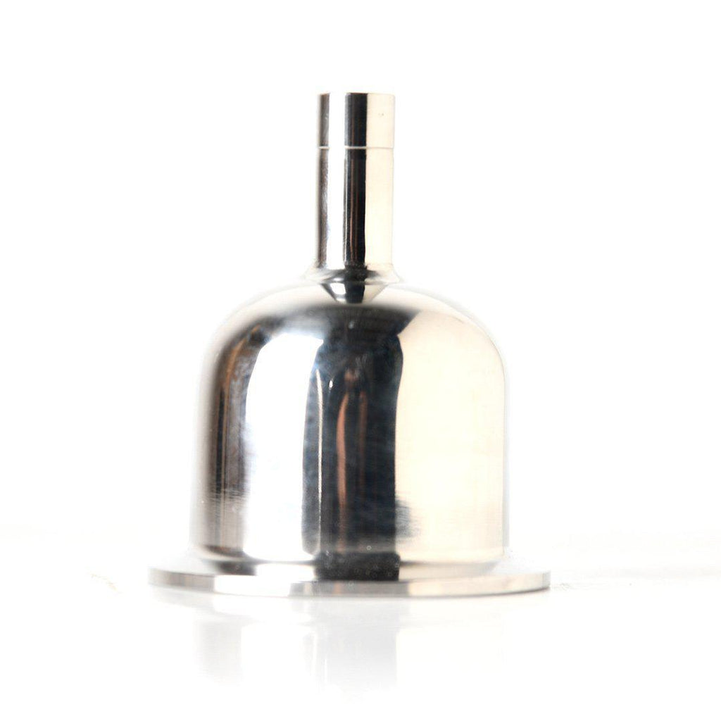 2" Hemispherical End Cap with 1/2" Tube Stub