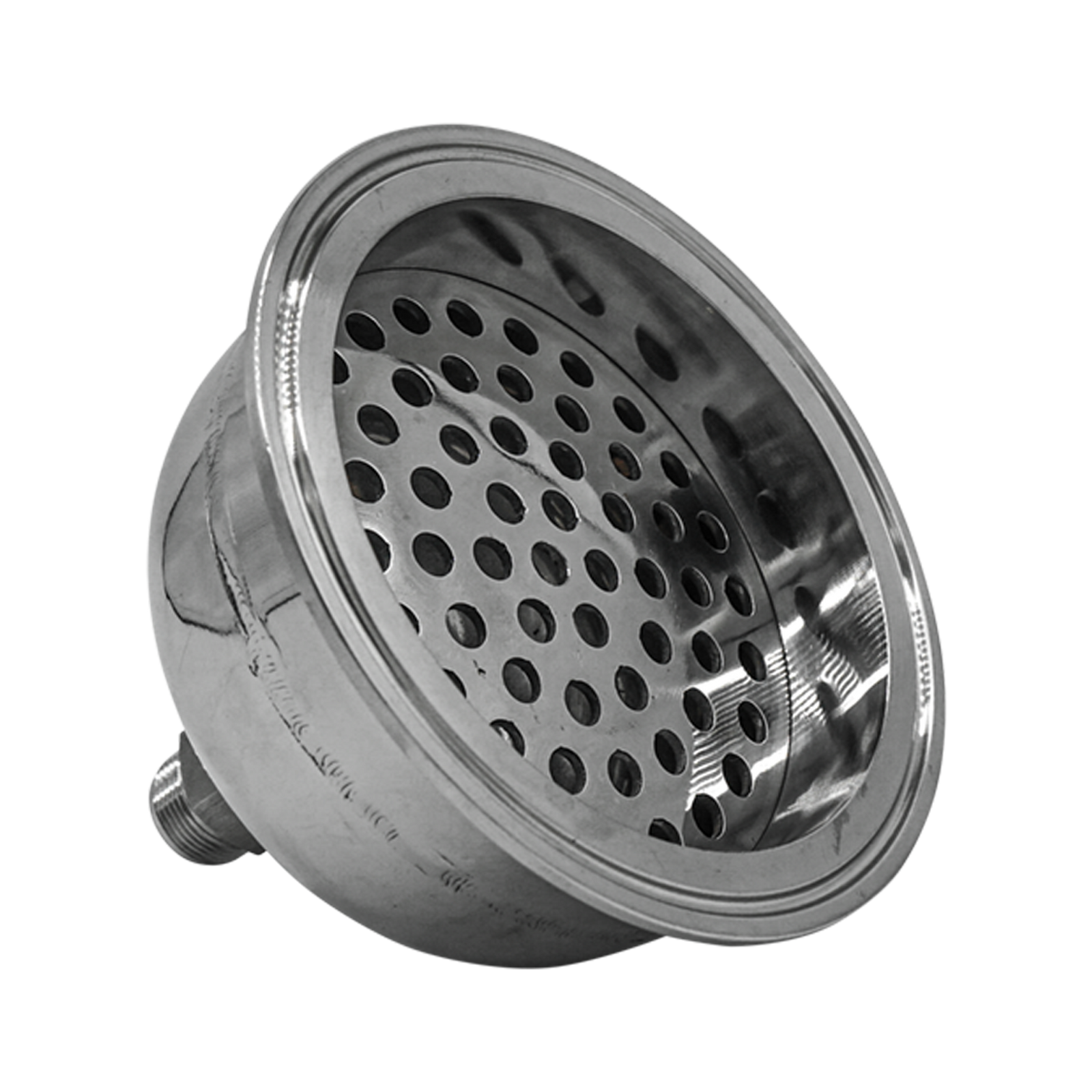 Hemispherical End Cap with 1/2" Compression & Filter Plate