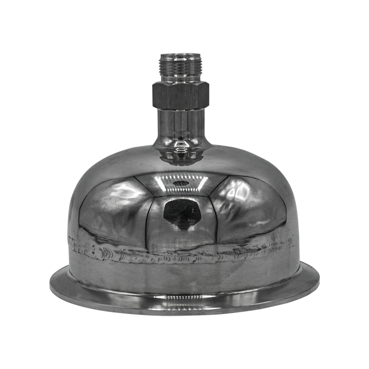 Hemispherical End Cap with 1/2" Compression & Filter Plate – Xtractor Depot