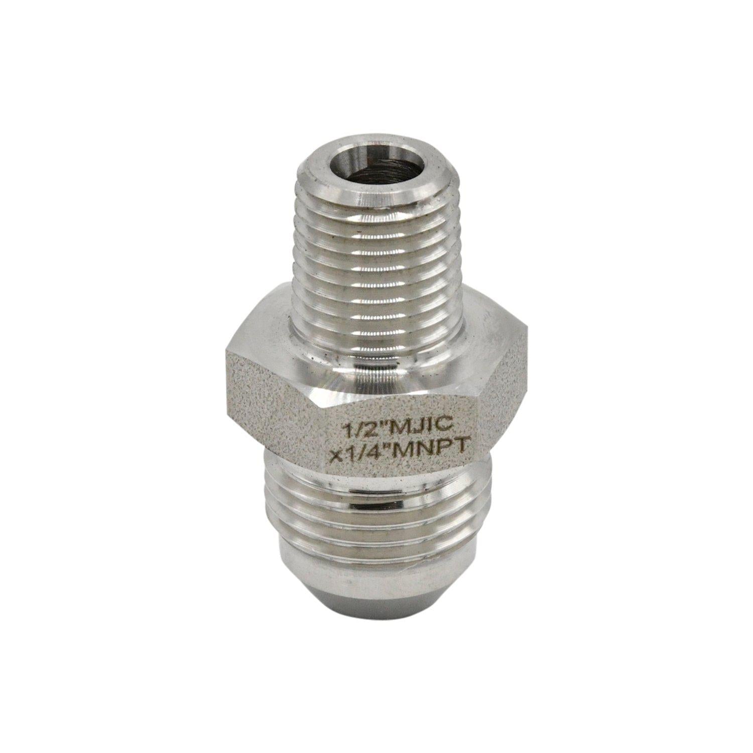 MJIC X MNPT | Stainless Steel 316 Fittings | Various Sizes